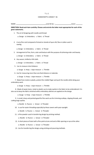 Rubrics IN Cooking - A rubric for performance task - Group ...