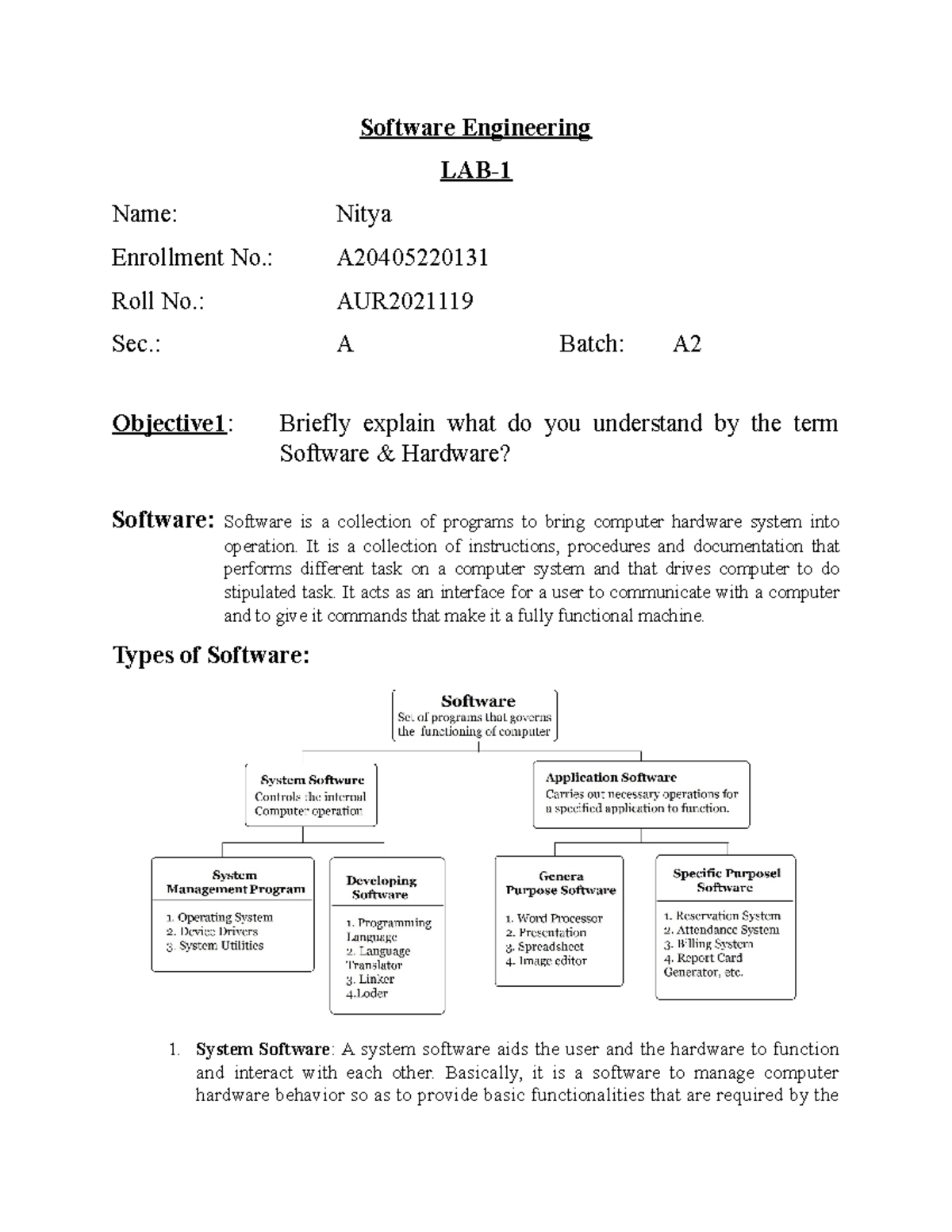 Nitya A2040522013 1 - It contains lab notes of software engineering ...