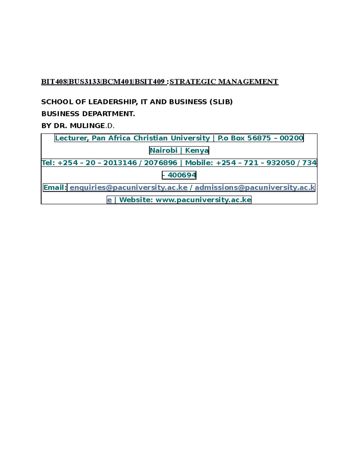 Lessons 1 2 - Description This course introduces the key concepts ...