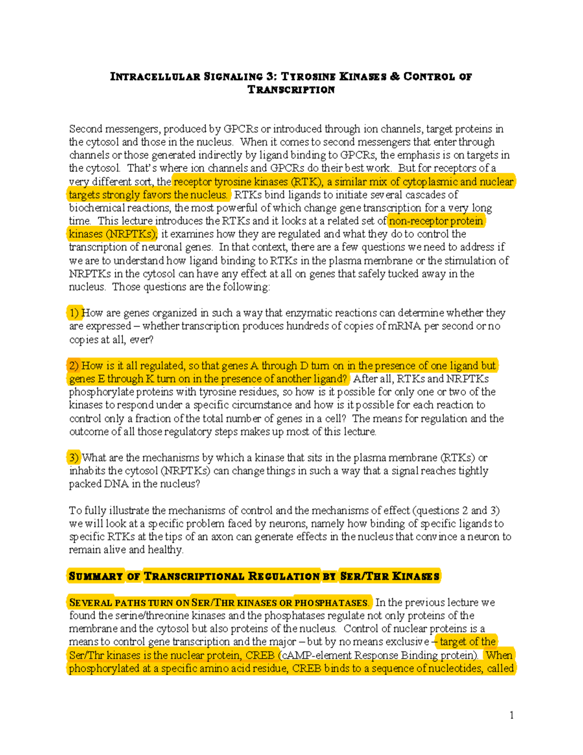 Lecture 03 Signaling 3 - Warning: Popup annotation has a missing or invalid parent annotation ...