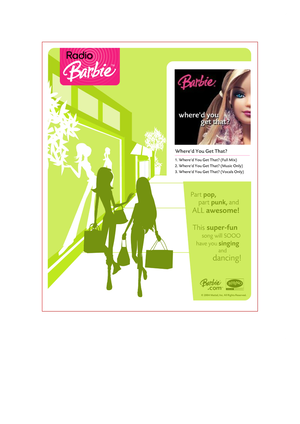 Barbie Limo Jam Fab Girl printable PDF bymariang 2000 on deviantart ...