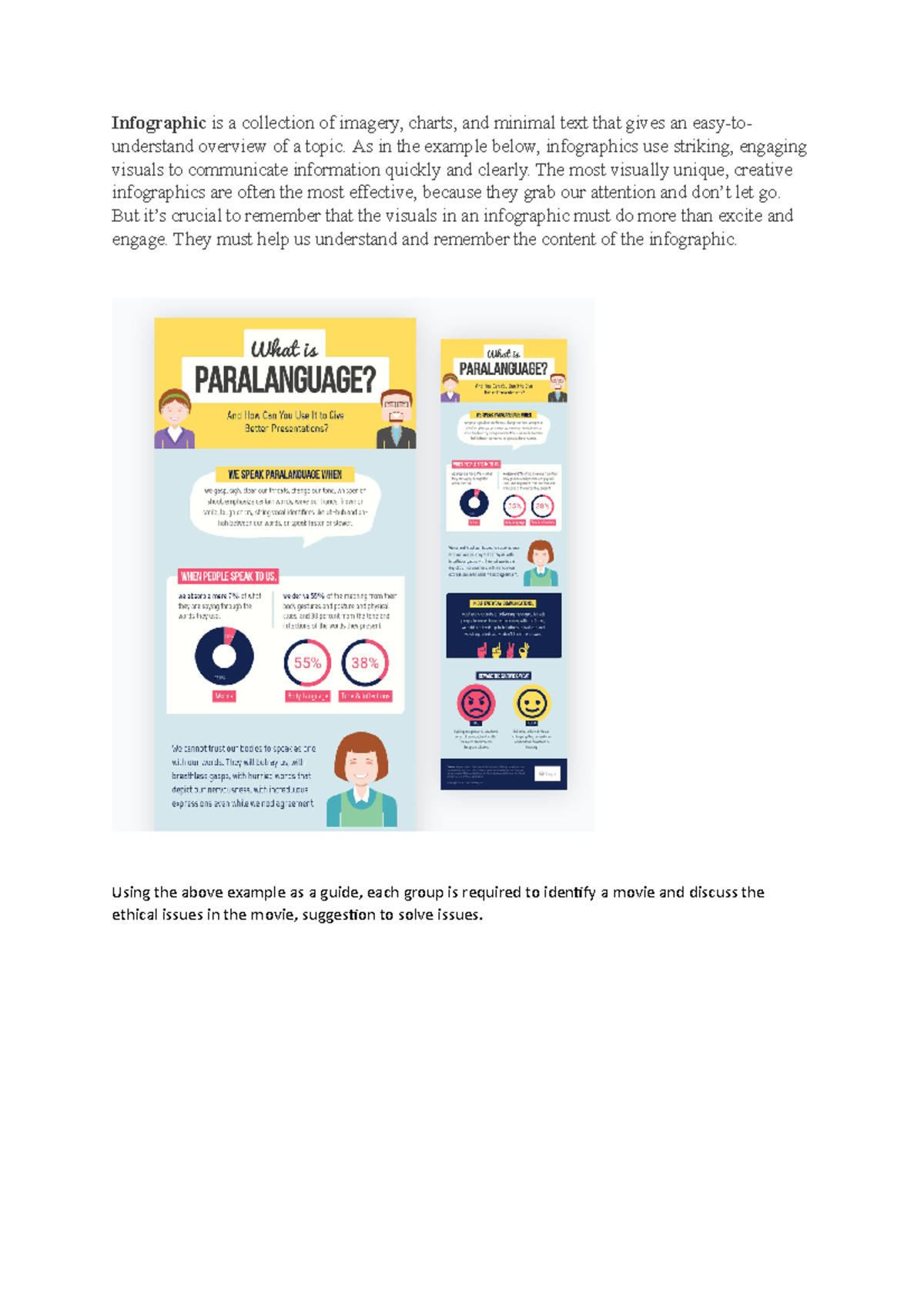 3 - infographics - Infographic is a collection of imagery, charts, and ...