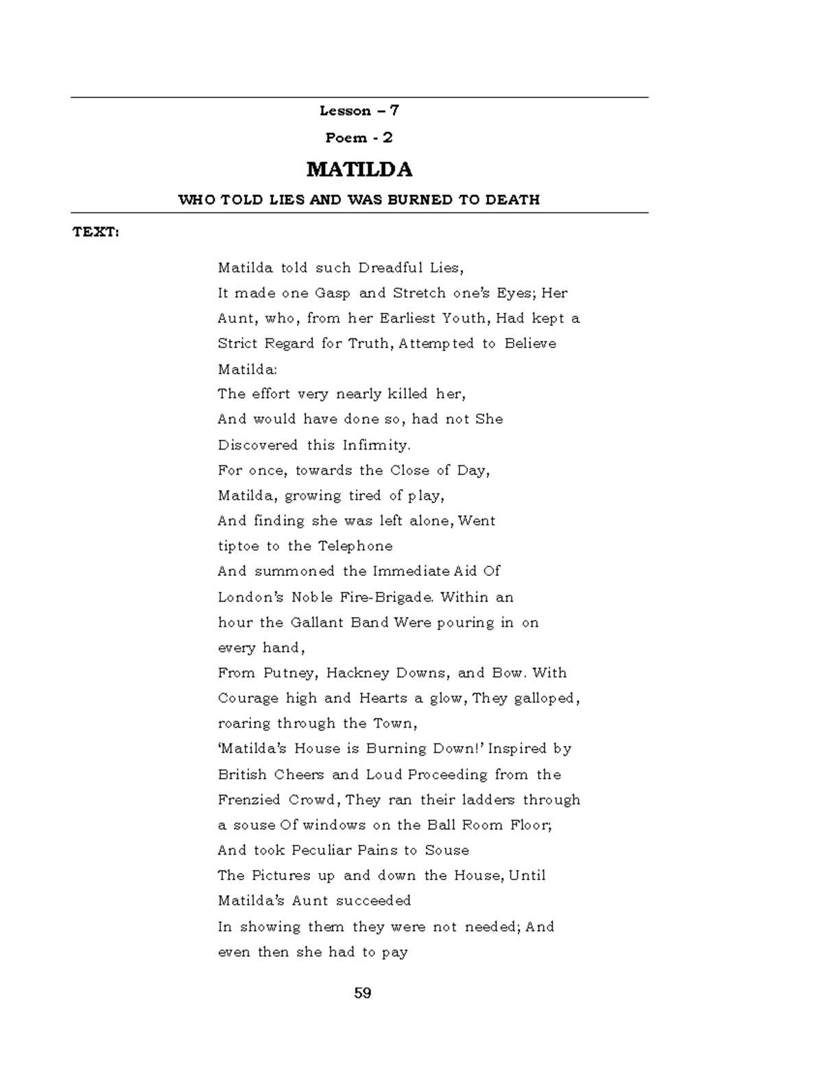 English paper 1 Matilda - A C 0 ( 4 > > - Studocu
