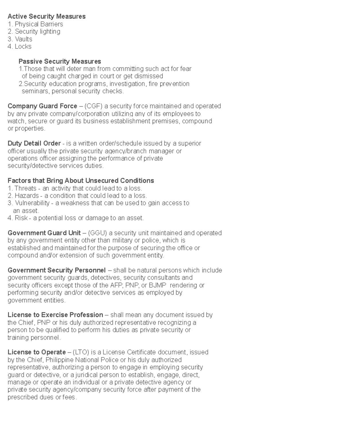 420215838 Industrial Security Management Reviewer - Active Security ...