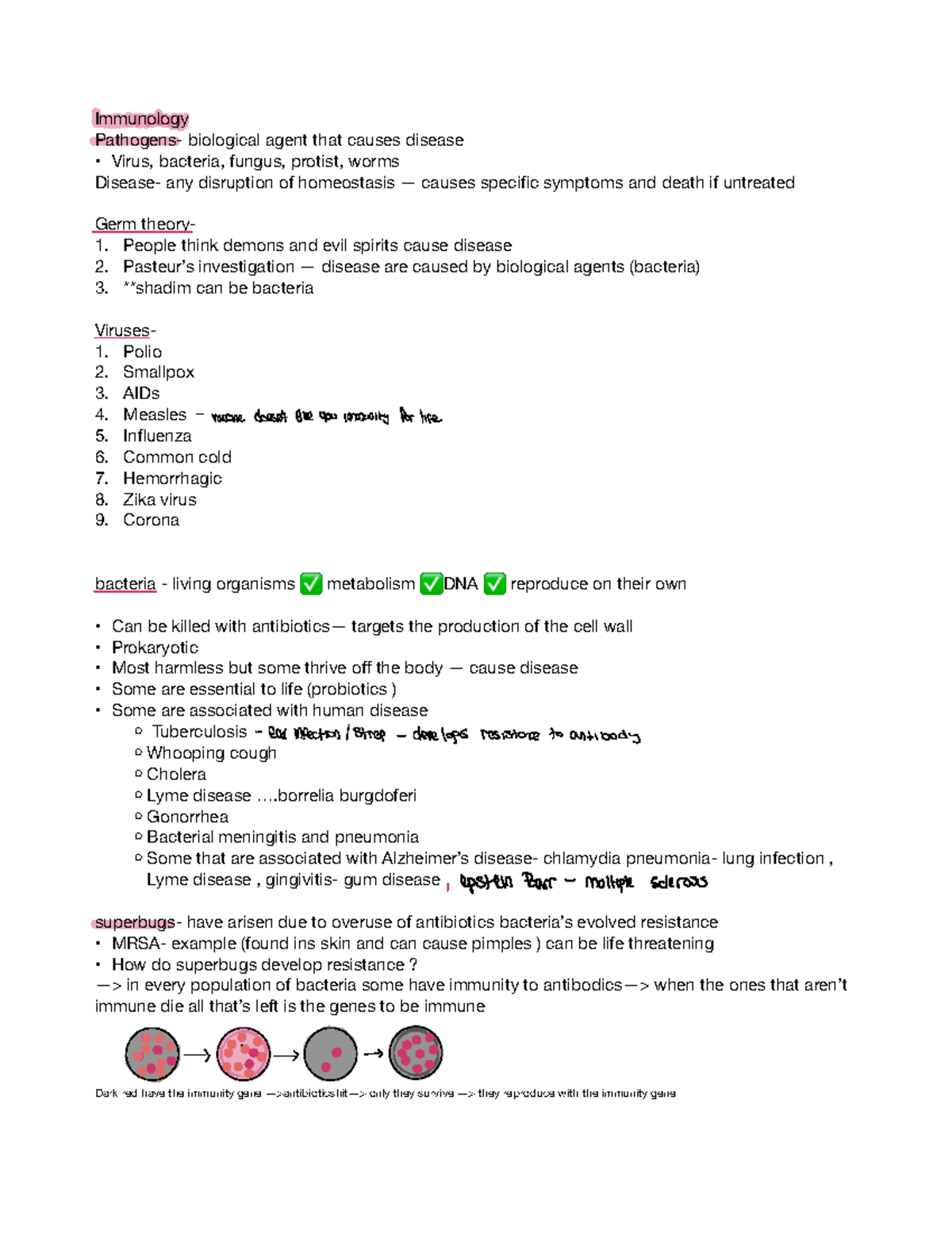 Lecture 2- virus vs bacteria 🧫🤒 - Immunology Pathogens- biological ...