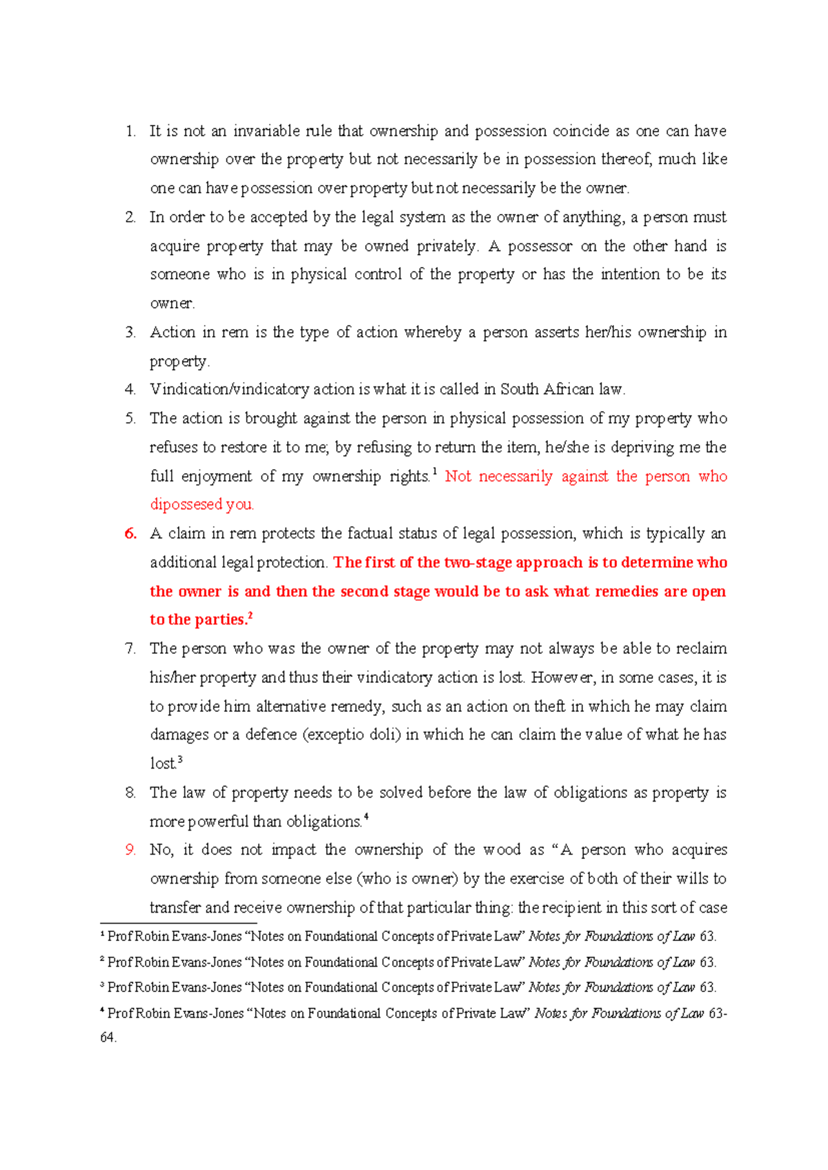 Foundations of Law Tutorial 5 - 1. It is not an invariable rule that ...