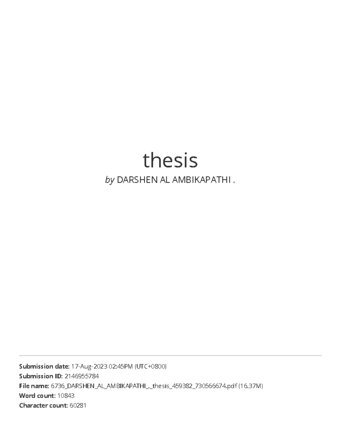 Thesis - Ngineering Laboratory Iii - thesis by DARSHEN AL AMBIKAPATHI ...