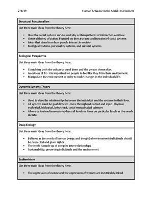 Components of the Psychological Dimension - 118) o Mood: “a feeling ...