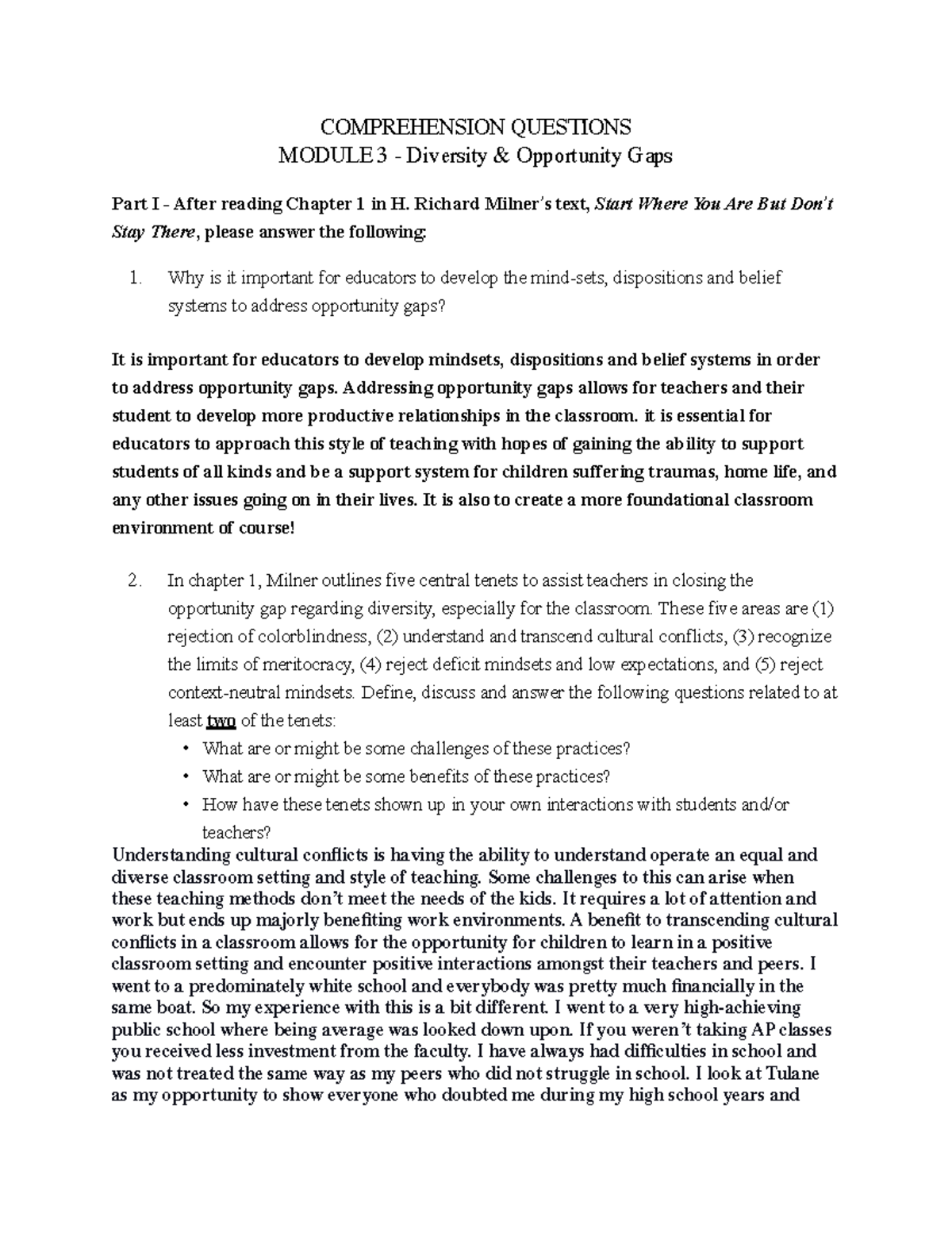 Module 3Comprehension Questions - COMPREHENSION QUESTIONS MODULE 3 ...