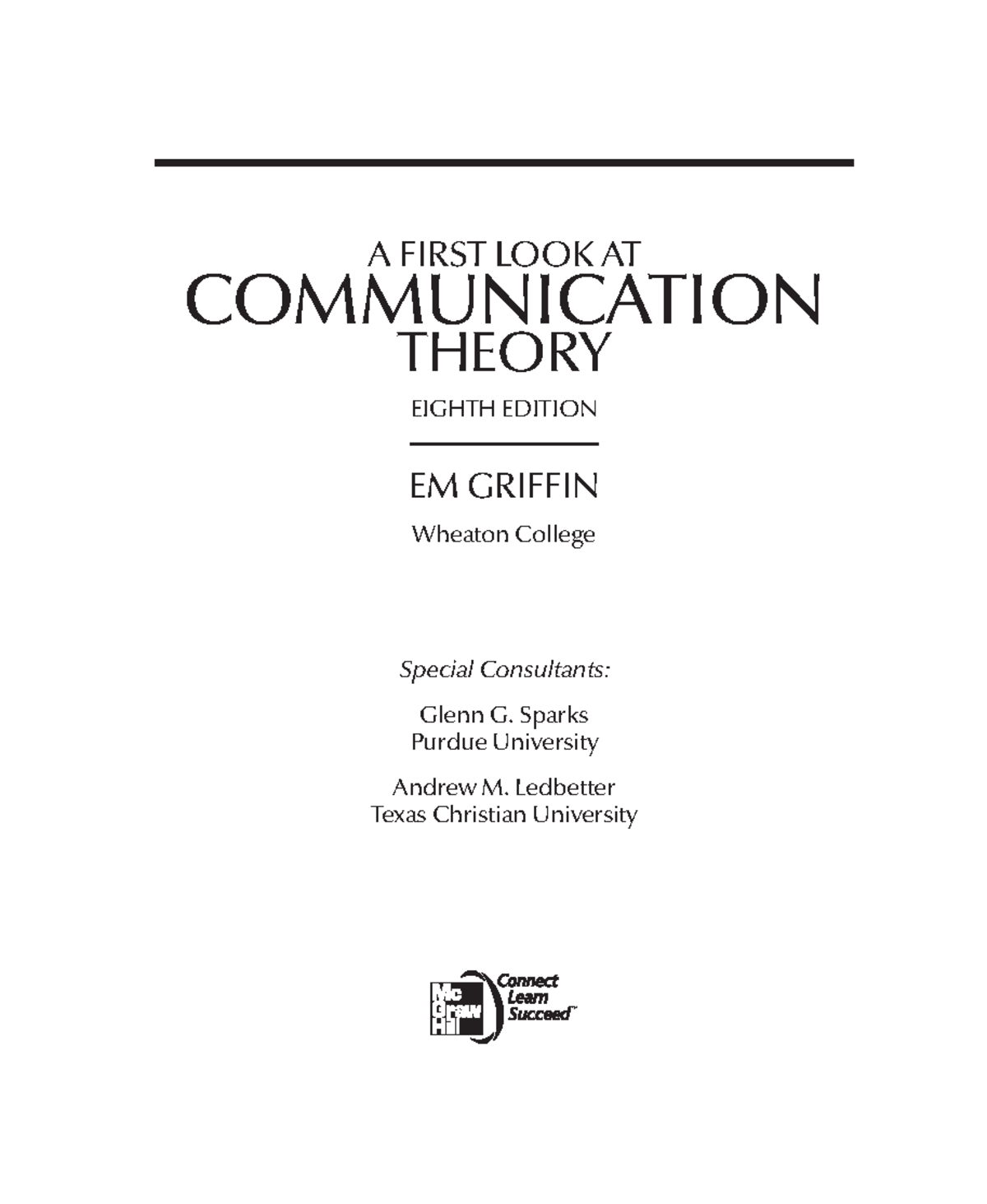 Unit 4 reading CPM - Griffin - A FIRST LOOK AT COMMUNICATION THEORY ...