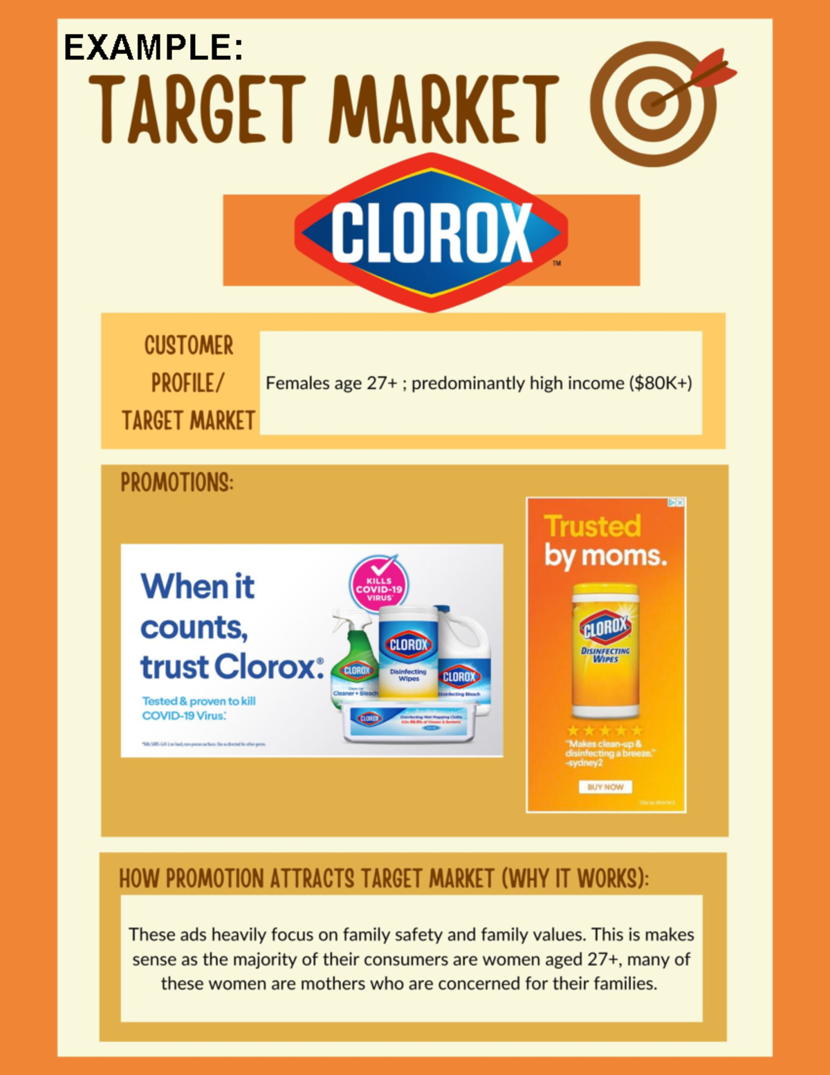 Copy of Target Market Worksheets J. Jeong - EXAMPLE: OREO Mostly gen x ...