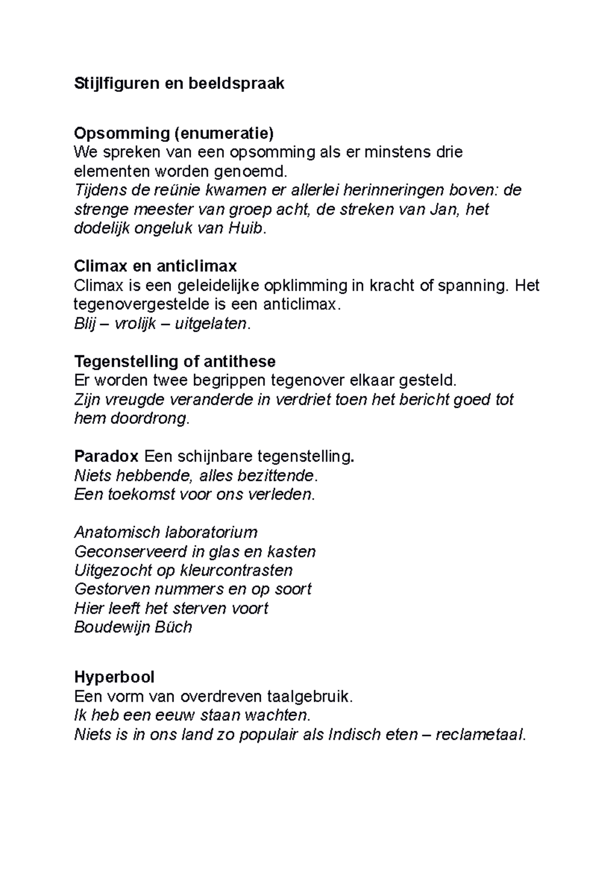 Beeldspraak en stijlfiguren%20A5%2C%20alleen%20uitleg - Stijlfiguren en ...