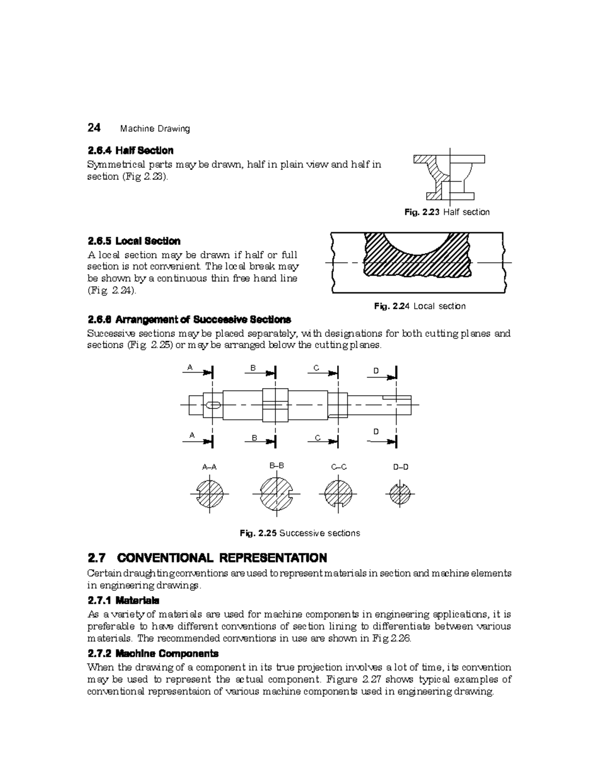 Conventional-representation-2 - Symmetrical parts may be drawn, half in ...