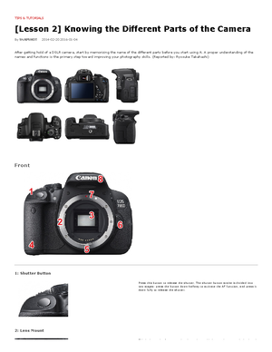History of Photography Worksheet - Digital Photography - Studocu
