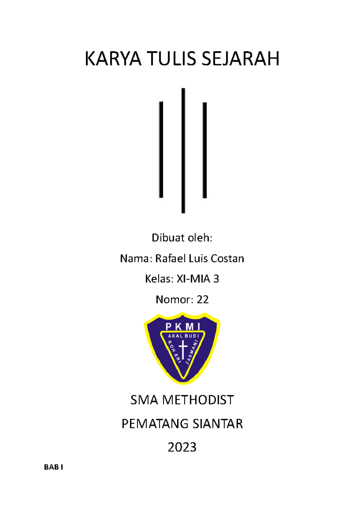 Karya Tulis Sejarah romusha - KARYA TULIS SEJARAH Dibuat oleh: Nama ...