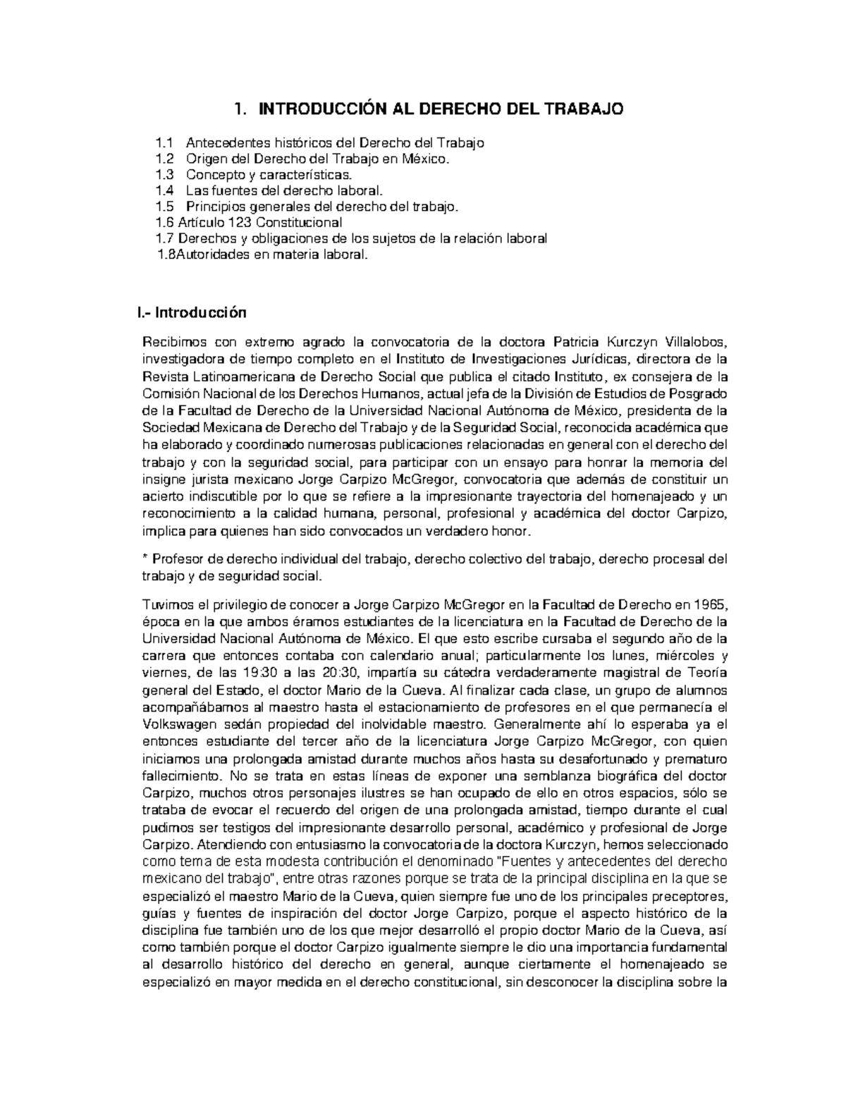 Derecho Laboral Apuntes 220517 163044 1 IntroducciÓn Al Derecho