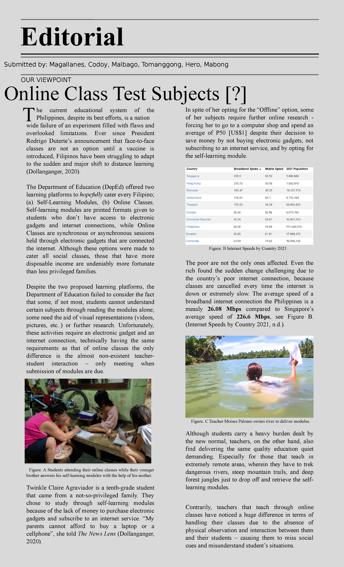 Editorial - Editorial Submitted by: Magallanes, Codoy, Malbago ...