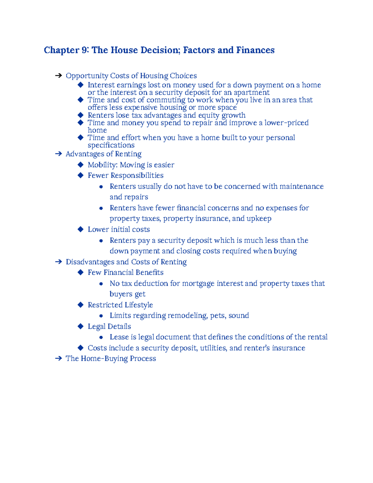 Chapter 9 The House Decision; Factors and Finances - SALE BY OWNER Use ...