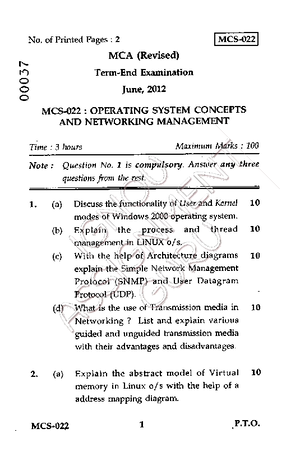 🔥MCS-024🔥 - Google Docs - 🔥 MCS-024 ጉ OBJECT ORIENTED TECHNOLOGIES AND JAVA PROGRAMMING @ Bca ...