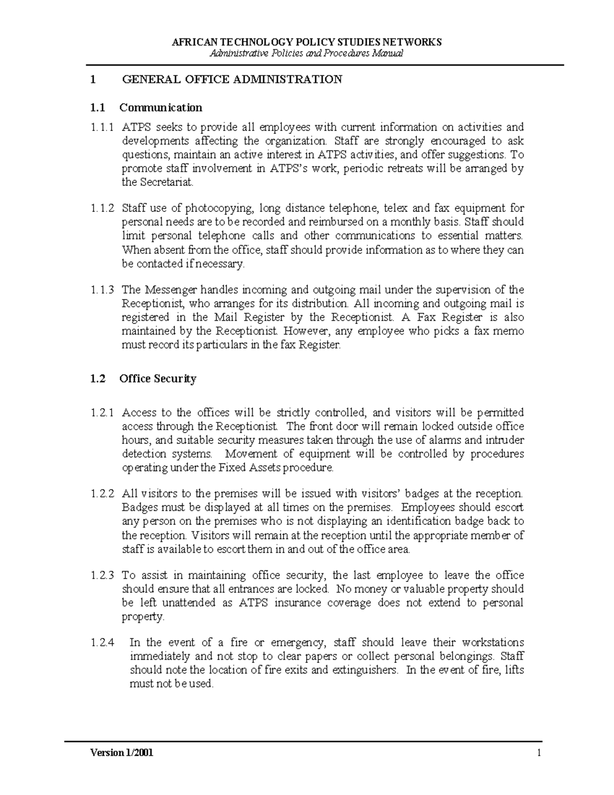 Administrative polices and procedures manual (LPM - - Studocu