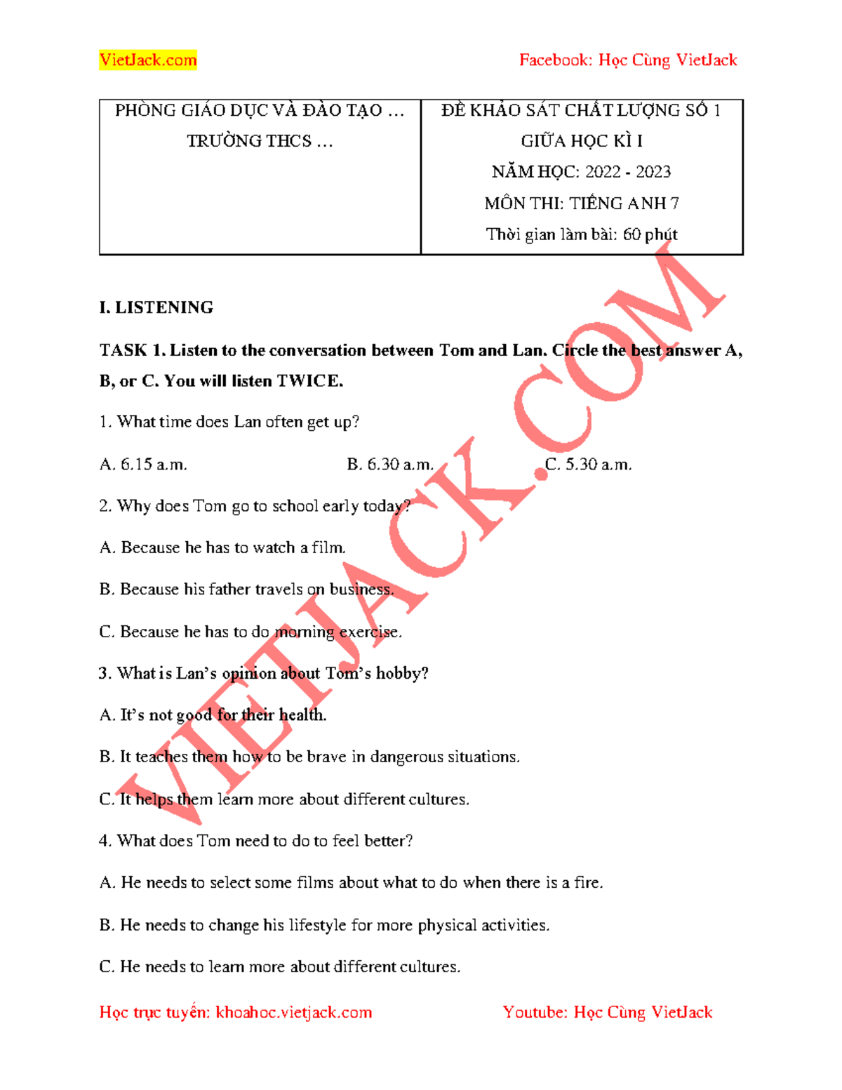 Bo 10 de thi giua ki 1 tieng anh lop 7 global success 7 ket noi tri thuc co dap an 2acl5 - PHÒNG ...
