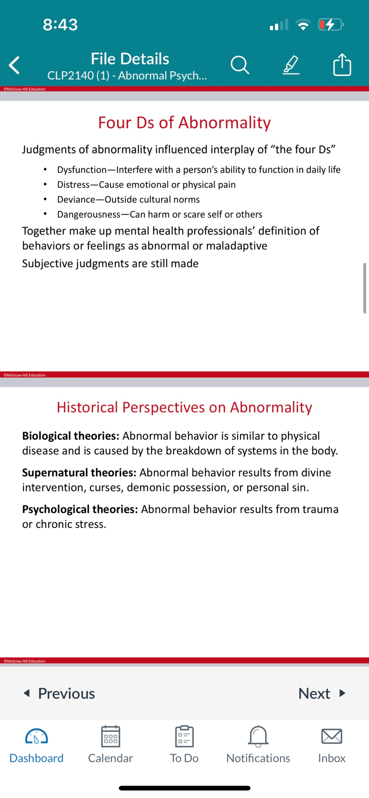 anything psychology - 8:43 File Details CLP2140 (1) Abnormal Psych ...