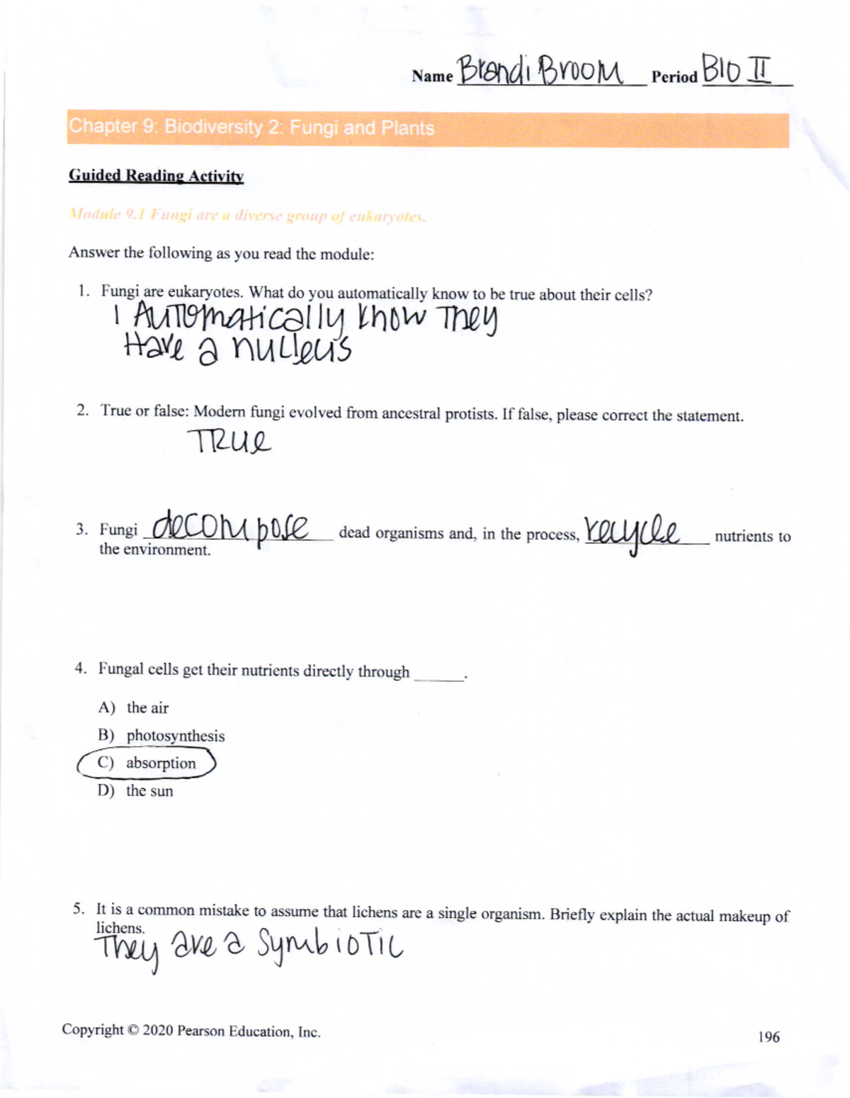 chapter 9: biodiversity: fungi and plants - N.-"9qldi Bvlotrn ,",*BlD n ...