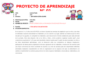 Proyecto N° 2 Implementando Nuestra Biblioteca - PROYECTO: N° 1 1. DURACIÓN APROXIMADA: - Studocu