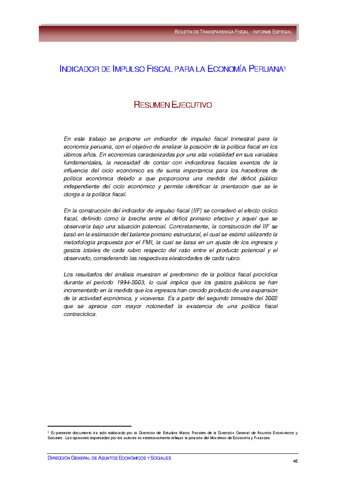 BTFN27 Impulso Fiscal - DIRECCIÓN GENERAL DE ASUNTOS ECONÓMICOS Y ...