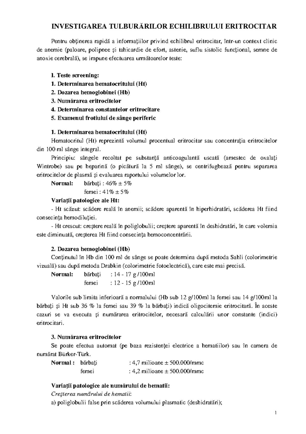 Fiziopatologie lucrari practice asistenta medicala generala ...