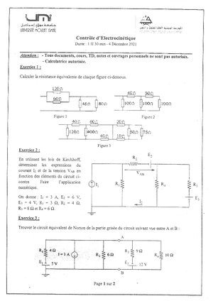 TD1-électrostatique-correction - Université Abdelmalek Essaadi Faculté des Sciences et ...