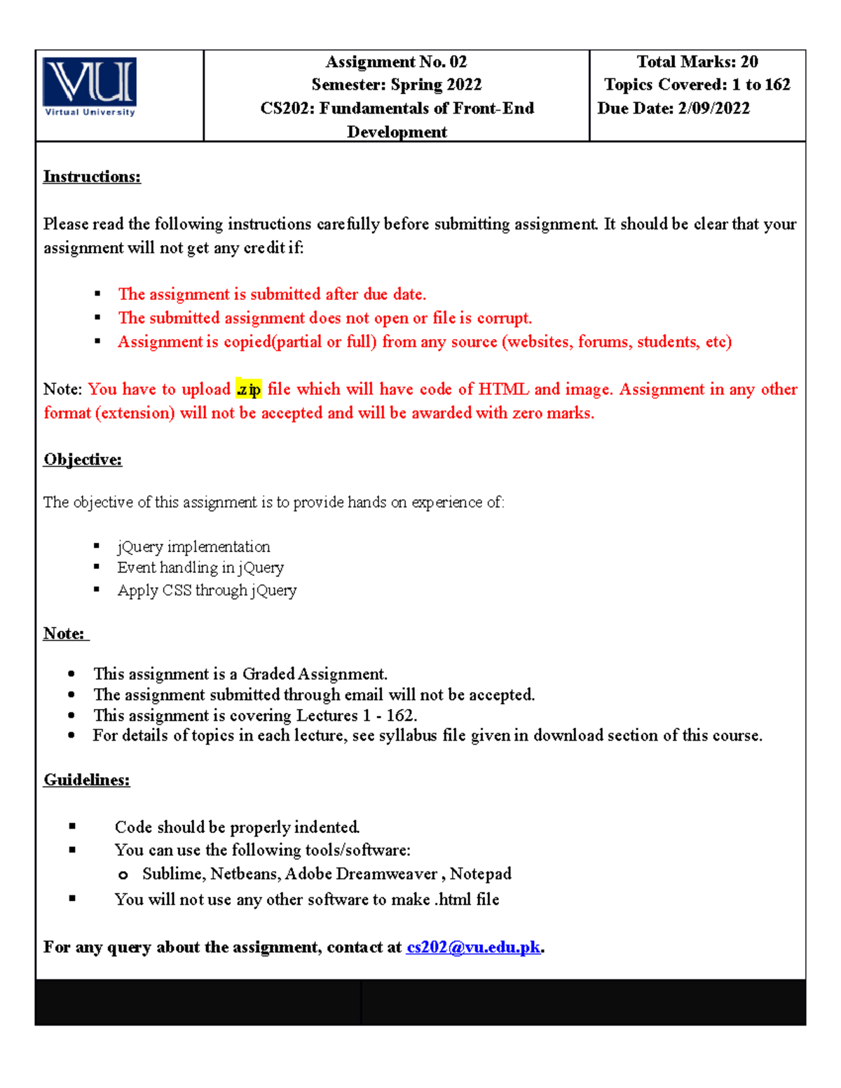 Spring 2022 CS202 2 - lsdfsjdhflsadhfksdjfh - Assignment No. 02 ...
