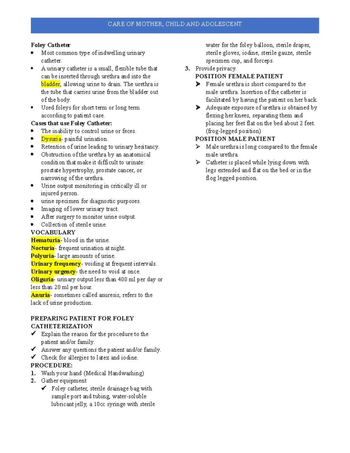 Foley Catheter - Foley Catheter Most common type of indwelling urinary ...