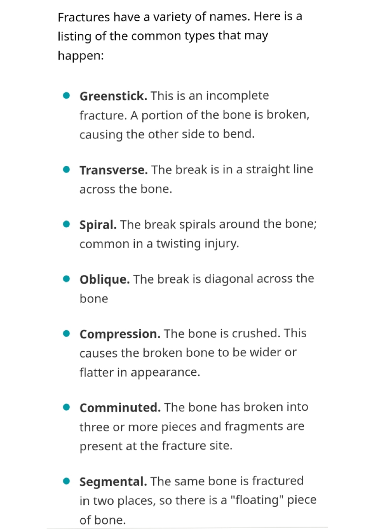 Types - First Aid And Nursing - Studocu