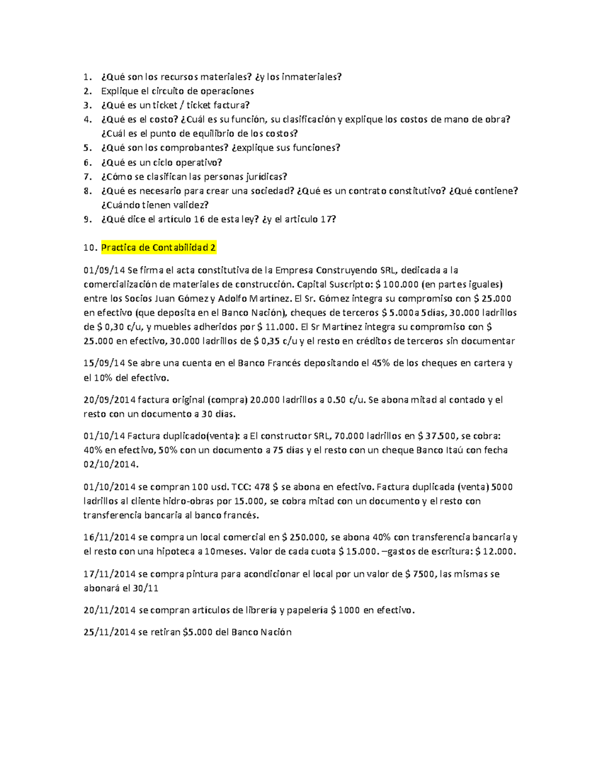 Final de conta 2 - ¿Qué son los recursos materiales? ¿y los ...