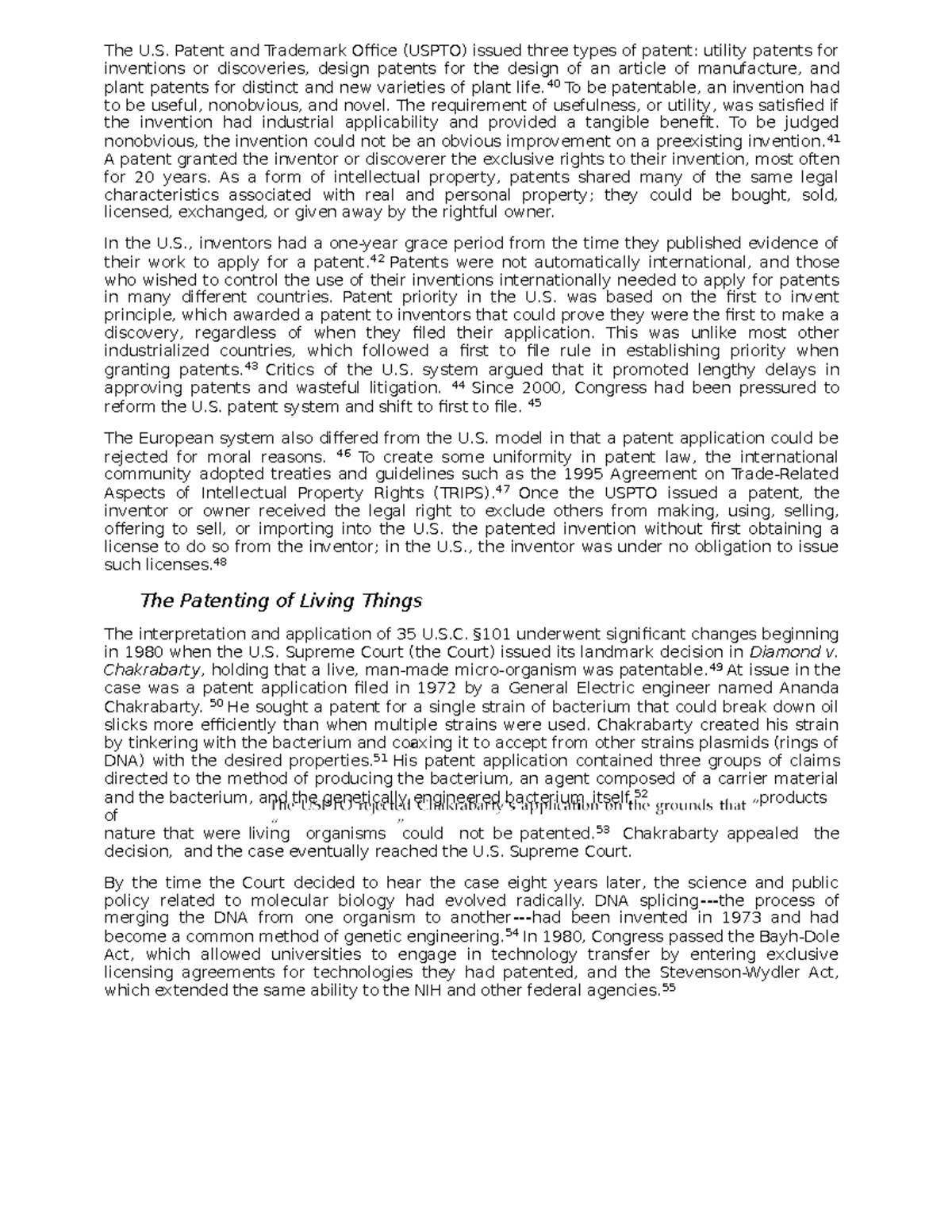 Gene Patents Case Study - 3 - The U. Patent and Trademark Office (USPTO ...