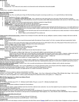 Torts final outline - Gregory Dolin - FINAL OUTLINE *For policy ...