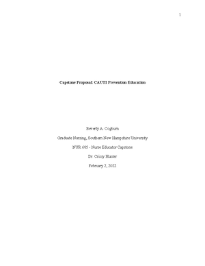Cap Virt+DME+Exec Sum WS 2022 Part 2 - MSN Capstone Virtual: 2022 Executive Summary Worksheet ...