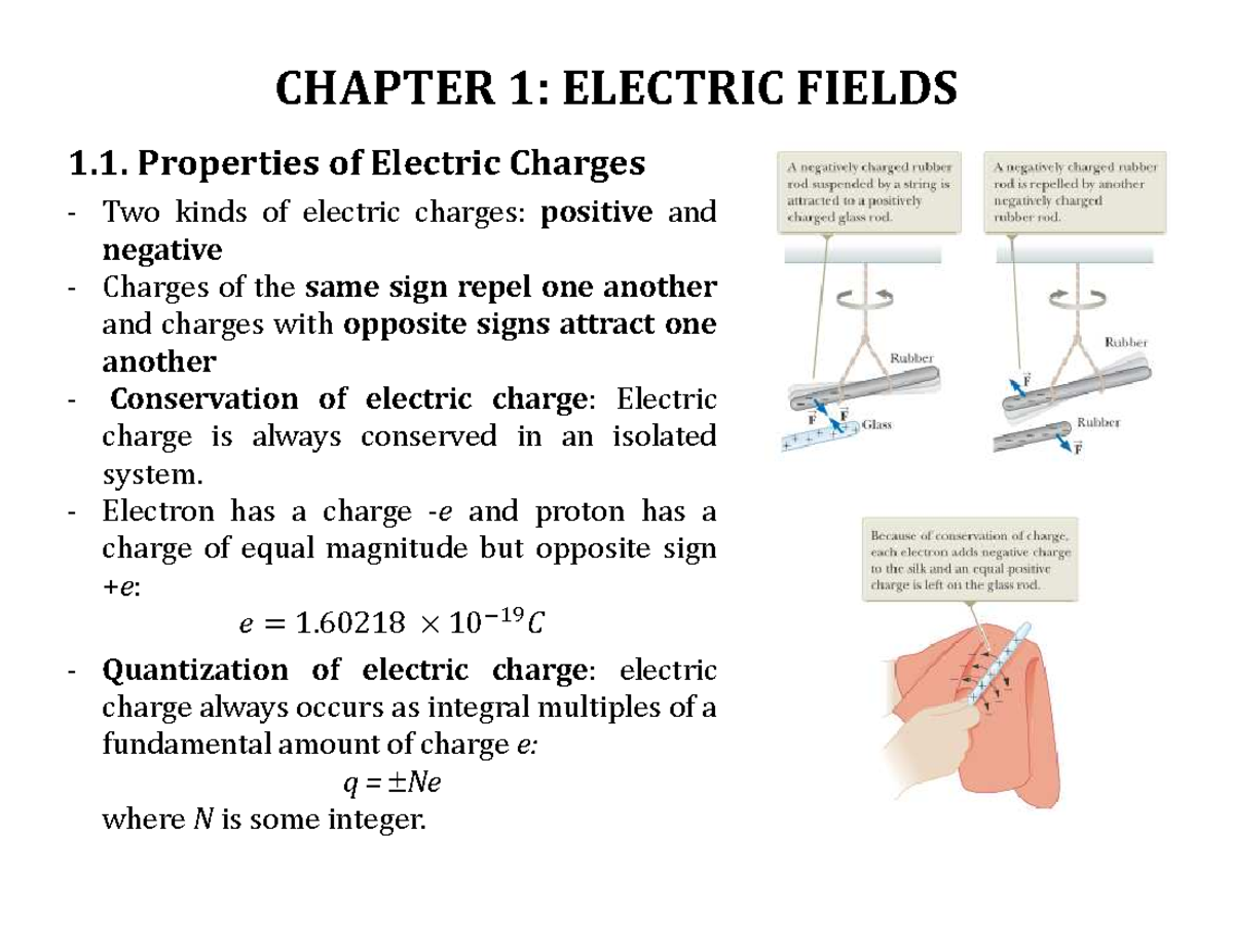 Microsoft Power Point - Chapter 1 - 1. Properties of Electric Charges ...