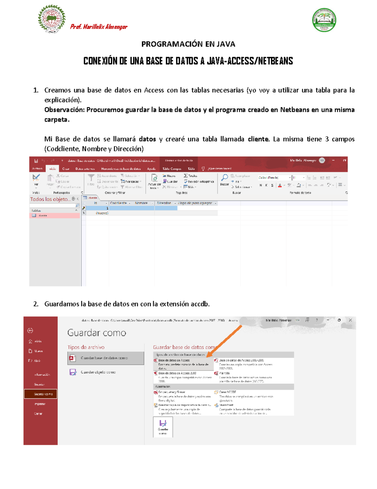 Tutorial Conexión Base de Datos y Java - PROGRAMACIÓN EN JAVA CONEXIÓN DE UNA BASE DE DATOS A ...