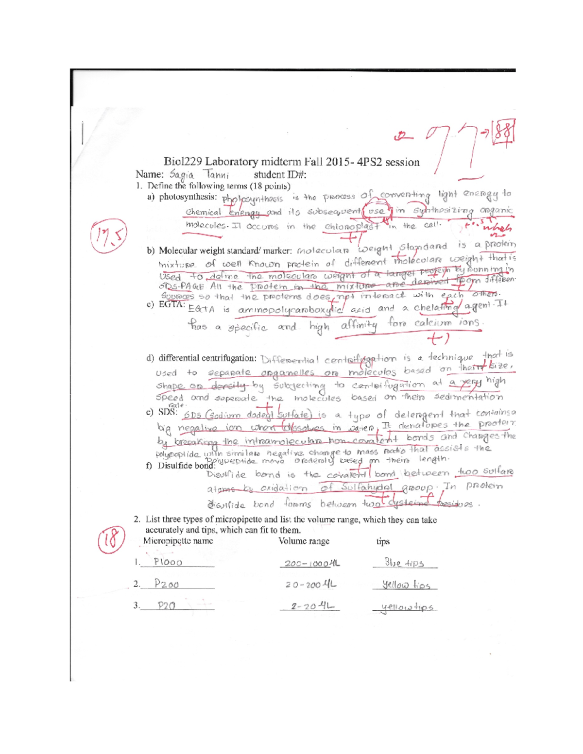 Bio lab midterm - BIO 22900 - Studocu