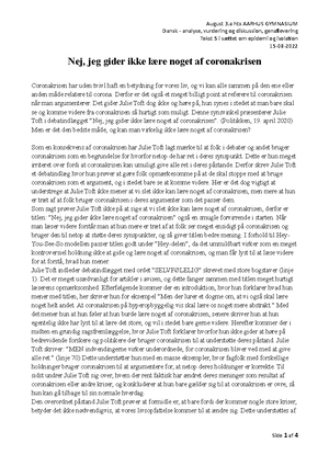 Portrætartikel, gruppearbejde - Portrætartikel – Thomas Korsgaard 1 ...