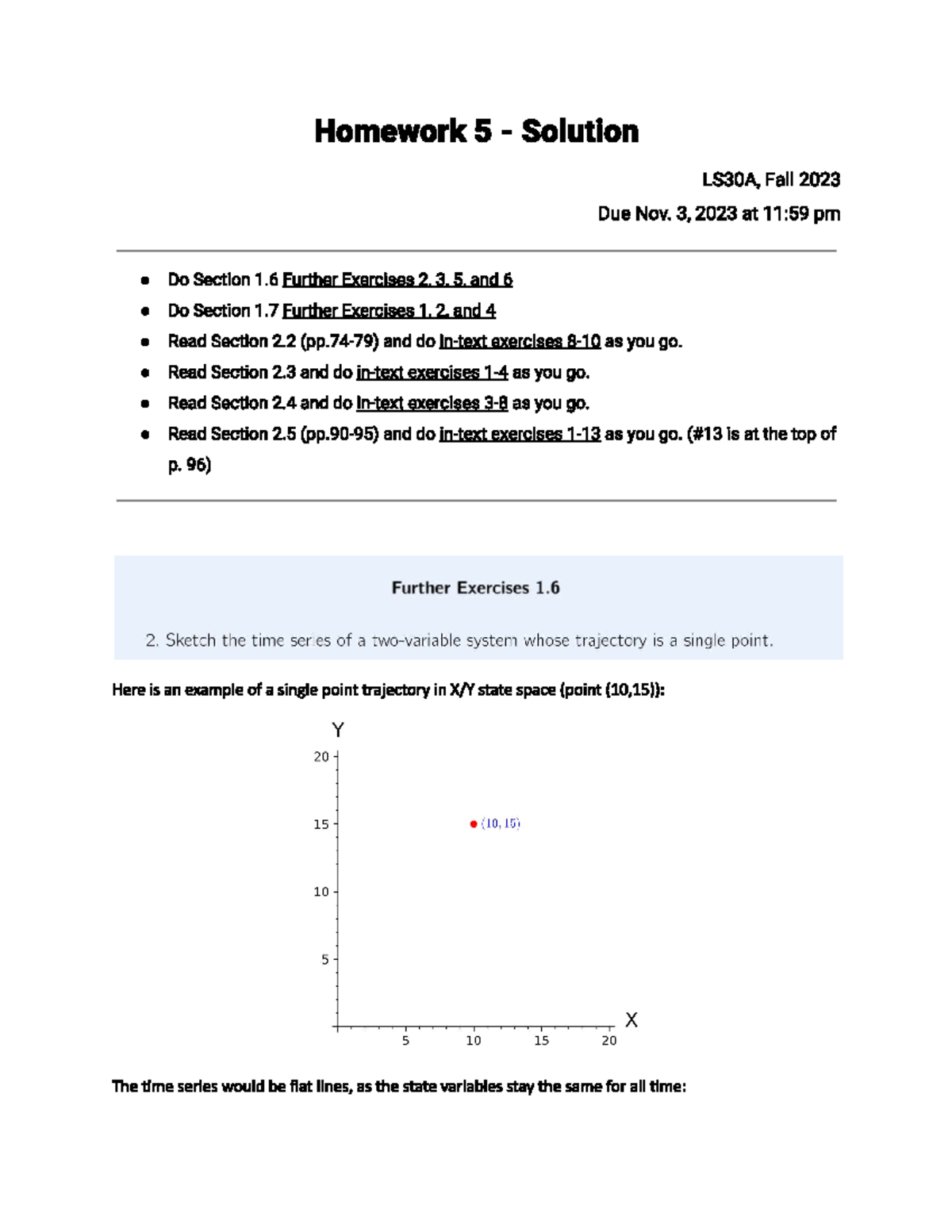 Homework 5 Solution (23F) - BIOL 200 - Studocu