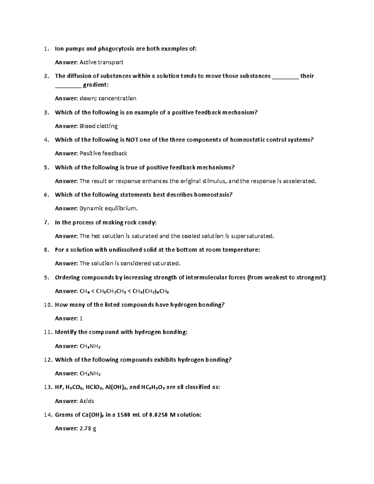 Chpt8 HW Quiz - Done. - Ion pumps and phagocytosis are both examples of ...