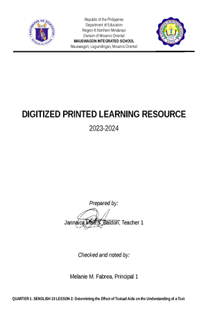 School Parents and Teachers Association (SPTA) Letter of Homeroom ...