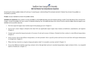 QSO 322 Module Two Comprehension Questions - QSO 322 Module Two ...