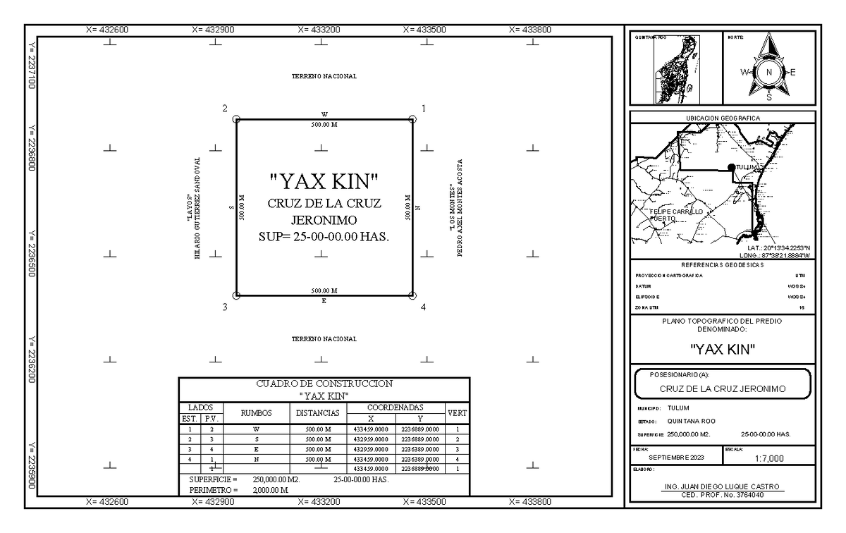 YAX KIN - Cruz De La Cruz Jeronimo - UBICACION GEOGRAFICA MUNICIPIO ...