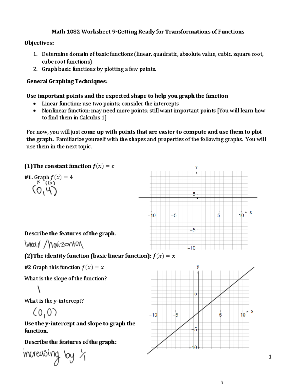 WS+9+Getting+Ready+for+Transformations+of+Functions - Math 1082 ...