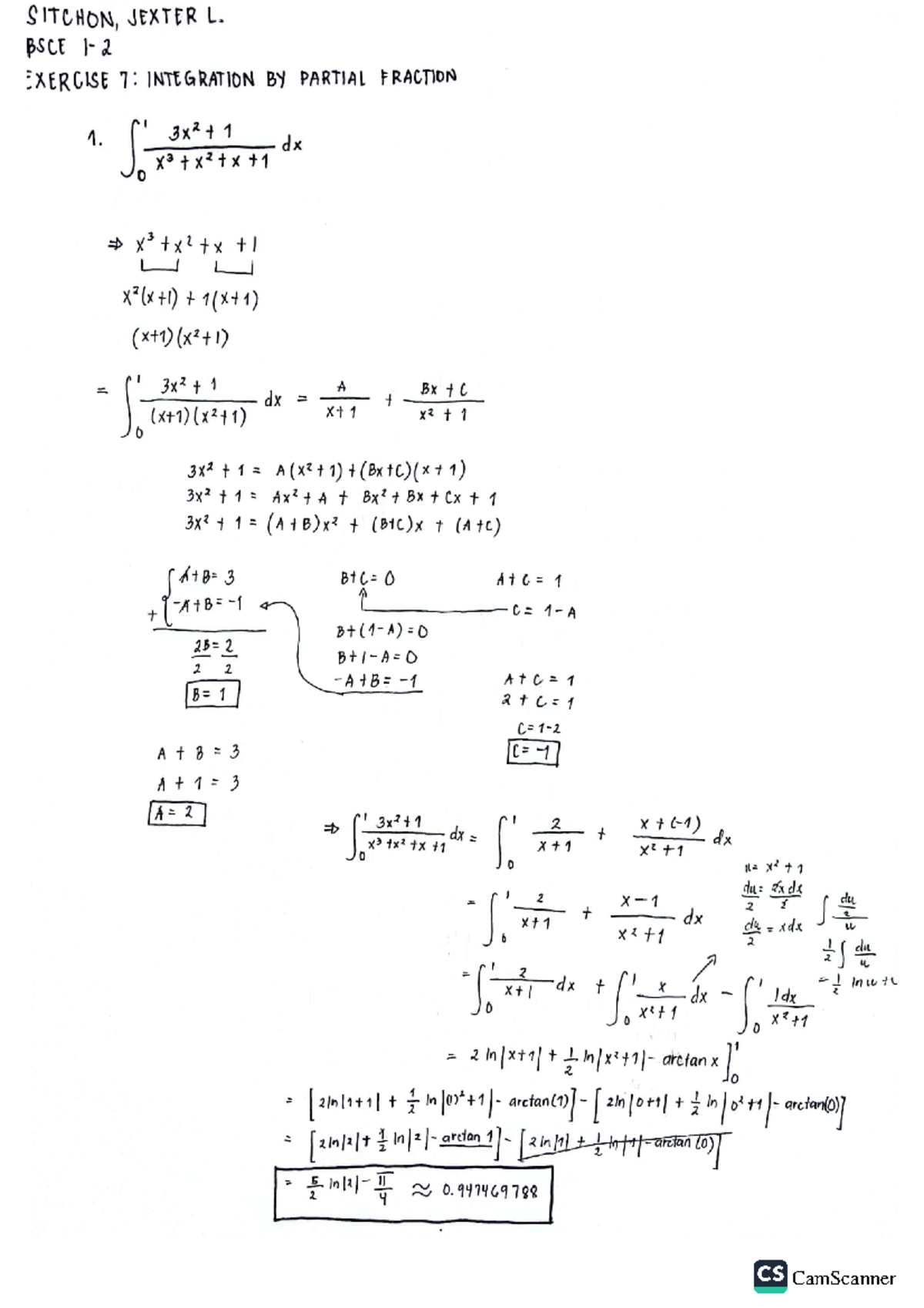A7 Sitchon Jexter - INTEGRAL CALC - SITCHON, JEXTER L. BSCE 1-2 ...
