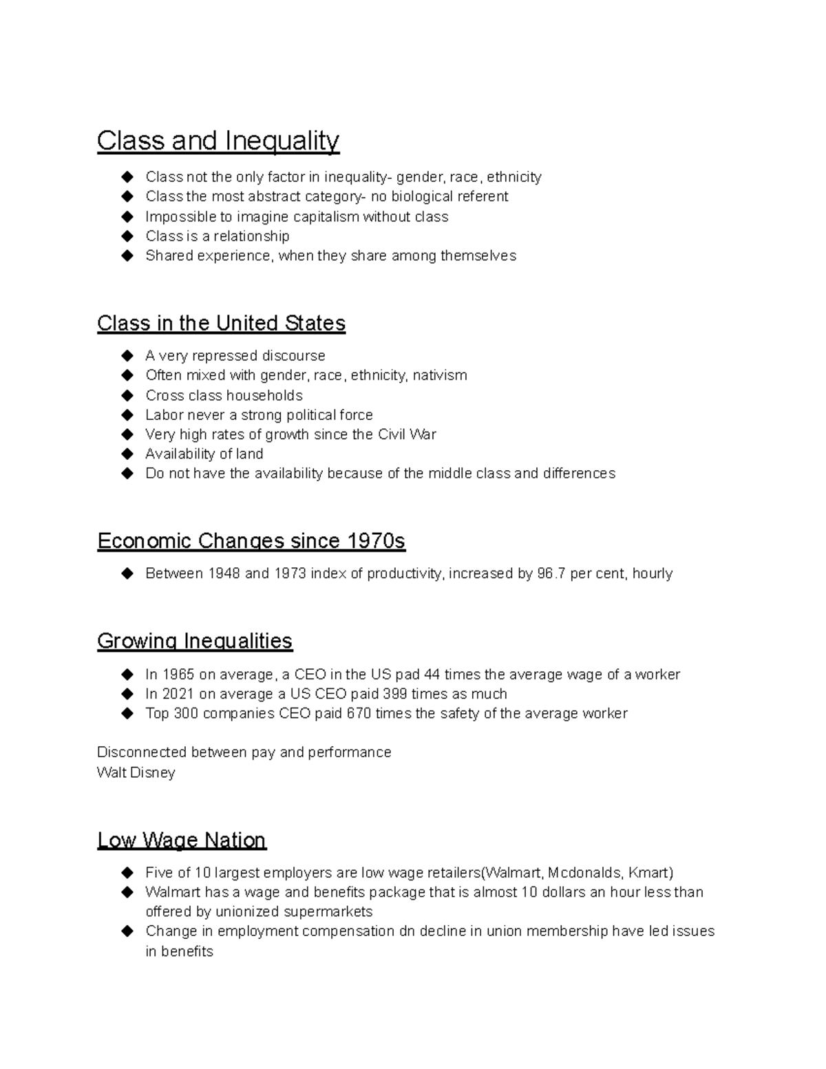 Feb 15th- Class - Google Docs - Class and Inequality Class not the only ...